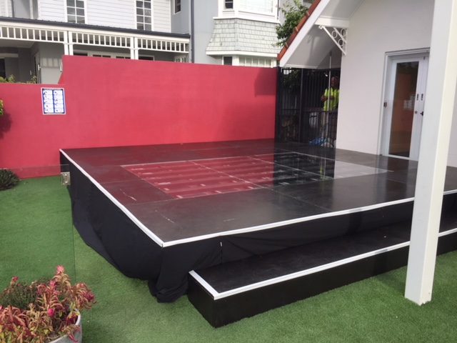 Dancetime Hire - Floor Over Pool